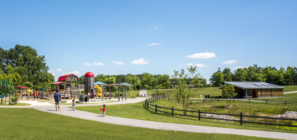 Knightdale Station Park Master Plan and Phases I-III - CLH design, p.a.